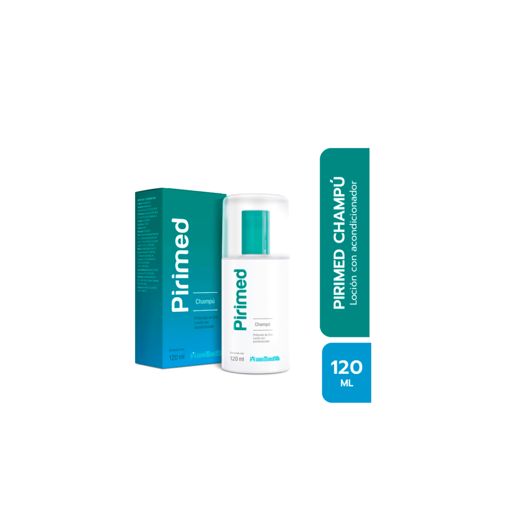 Shampoo Loción Pirimed 120ml - Medihealth - Farmaclick Perú